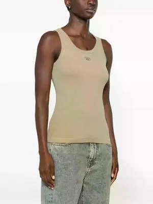 DIESEL® Ribbed-knit Tank Top - Neutrals