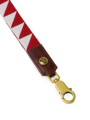 Versace Ribbon Keychain With Medusa Hardware