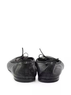 Gucci Leather Interlocking Gg Ballet Flats
