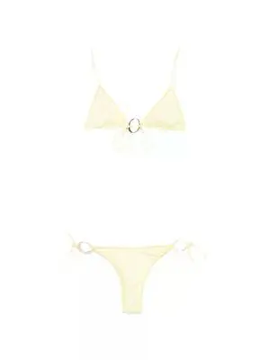 Oseree Ring Detail Bikini - Yellow