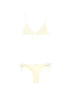 Oseree Ring Detail Bikini - Yellow