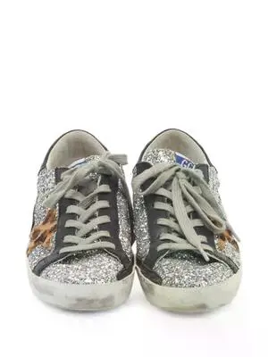 GOLDEN GOOSE Super Star Glitter Sneakers