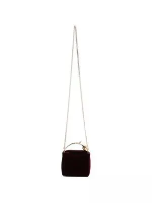 Erdem Micro Bloom Velvet Tote Bag - Red