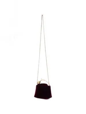 Erdem Micro Bloom Velvet Tote Bag