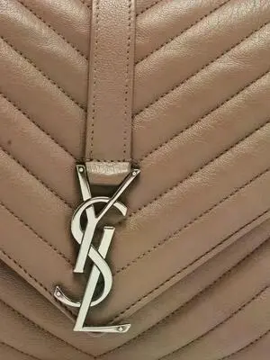 Saint Laurent 2016 Medium College Matelassé Tote Bag