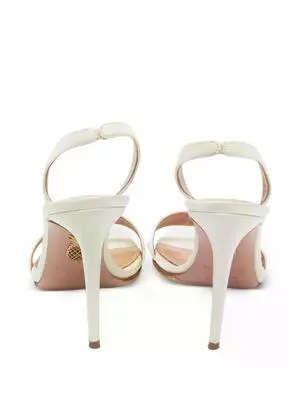 AQUAZZURA So Nude Slingback Stiletto Sandals