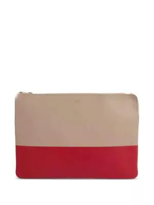 Celine Two-tone Leather Clutch Bag