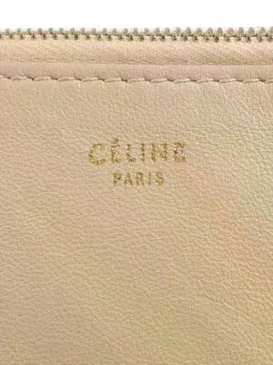 Celine Two-tone Leather Clutch Bag