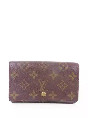 LOUIS VUITTON Monogram Tresor Wallet - Brown