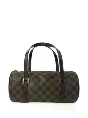 LOUIS VUITTON Pm Papillon Damier-pattern Tote Bag - Brown