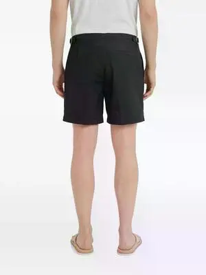 Brunello Cucinelli Logo-detail Buckle-details Swim Shorts - Black