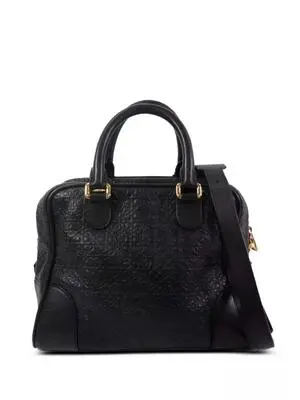 Loewe 75 Amazona Tote Bag - Black