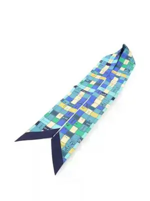 Hermès Print Silk Scarf