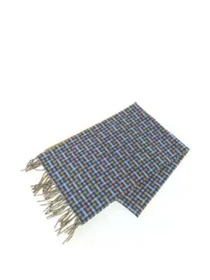 Hermès Check Fringe Scarf - Neutrals