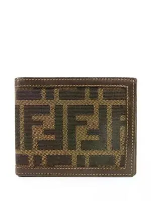 Fendi Zucca Bifold Wallet - Brown