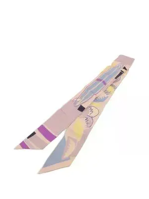 Hermès Sea Surf And Fun Twilly Scarf - Purple