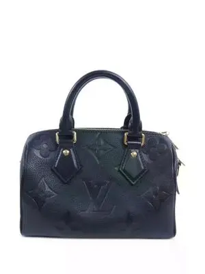 LOUIS VUITTON 20 Speedy Bandoulière Tote Bag - Black