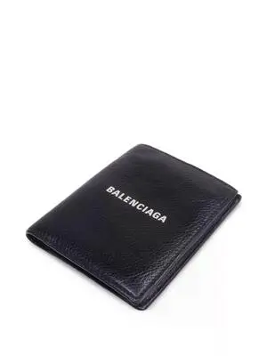 Balenciaga Logo Leather Wallet