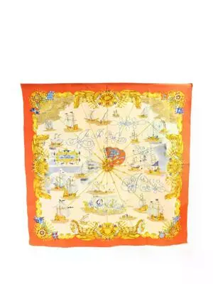 Hermès Voiles De Lumiere Scarf - Neutrals