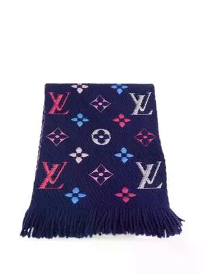 LOUIS VUITTON Logomania Rainbow Scarf - Blue
