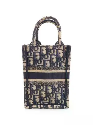 Dior Mini Book Tote Monogram-pattern Tote Bag