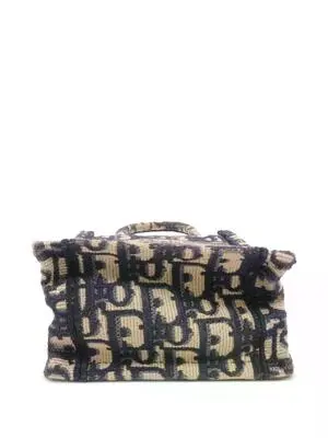 Dior Mini Book Tote Monogram Canvas - Blue