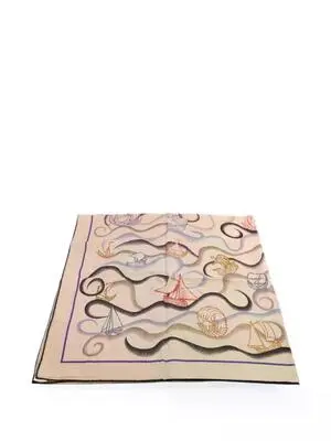 Hermès Graphic-print Shawl
