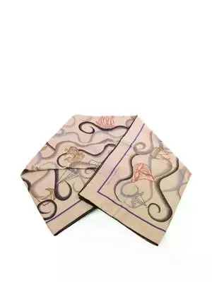 Hermès Graphic-print Shawl