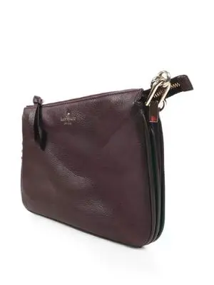 Kate Spade New York Grained Leather Shoulder Bag - Red