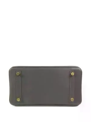Hermès 25 Birkin Swift Shoulder Bag - Grey