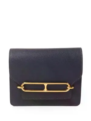Hermès Roulis Slim Wallet - Blue