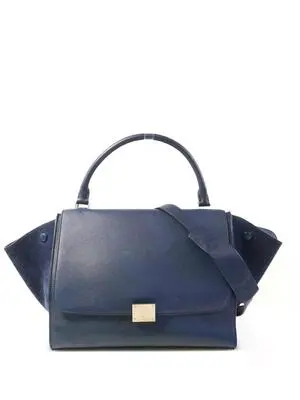 Celine Trapeze Shoulder Bag - Blue