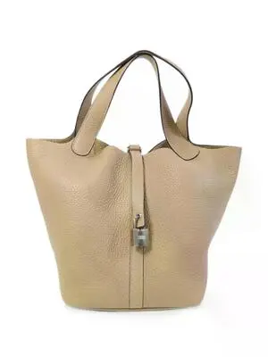 Hermès Picotin Mm Leather Tote Bag - Neutrals
