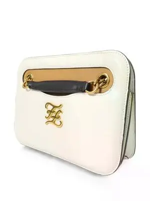 Fendi Karligraphy Calfskin Shoulder Bag