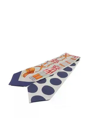 Hermès Maxi Twilly Scarf - Neutrals