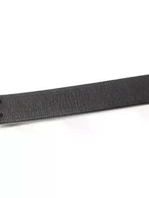 Hermès Leather Triple-wrap Bracelet With Hapi Buckle - Black