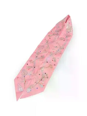Hermès Twilly Key-print Scarf