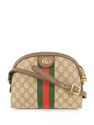 Gucci Ophidia Gg Shoulder Bag - Brown