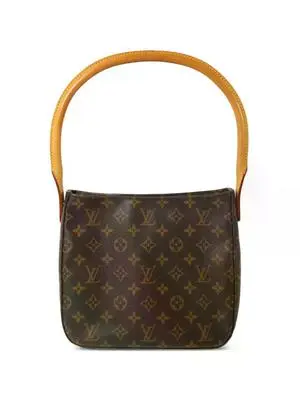 LOUIS VUITTON Monogram Canvas Looping Mm Shoulder Bag - Brown