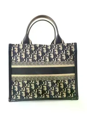 Dior Oblique Book Tote Bag - Blue