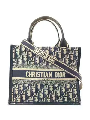 Dior Oblique Book Tote Bag - Blue