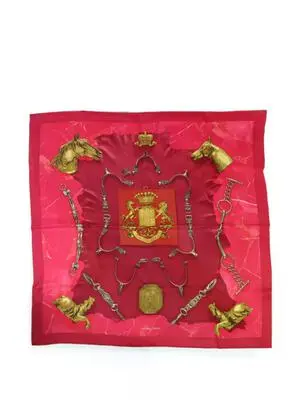 Hermès Silk Scarf - Red
