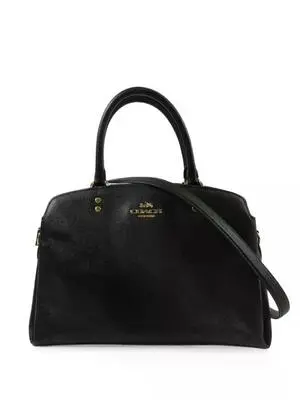 COACH VINTAGE Lillie Carryall Tote Bag - Black