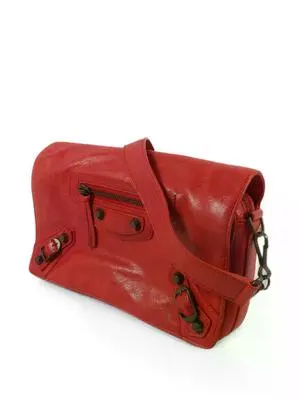 Balenciaga Studded Leather Shoulder Bag