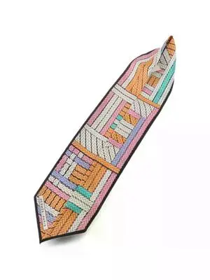 Hermès Twilly Silk Scarf - Neutrals