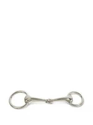 Hermès Horsebit Scarf Ring - Silver