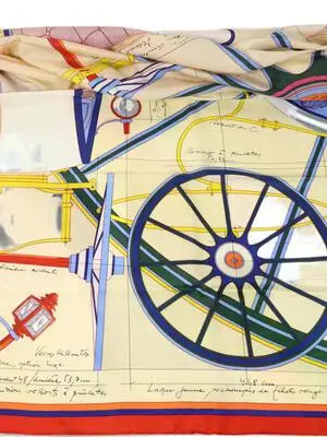 Hermès Projet De Voiture Scarf