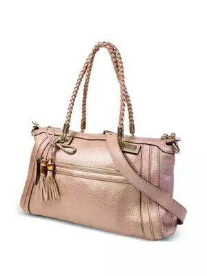 Gucci Metallic Pebbled Tote Bag