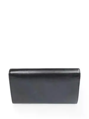 Saint Laurent Logo-engraved Wallet - Black