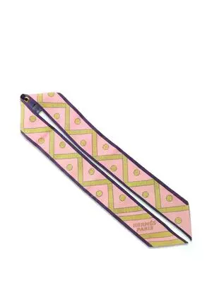 Hermès Twilly Graphic-print Scarf